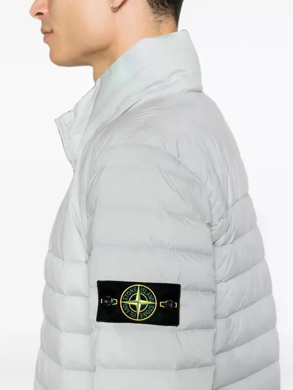 Stone Island Quilted Logo-patch Jacket