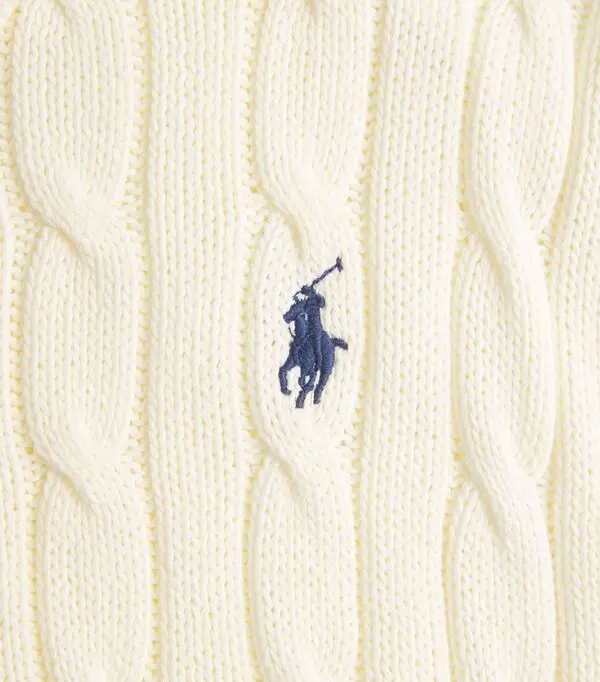 Polo Ralph Lauren Cotton Cable-knit Polo Cardigan