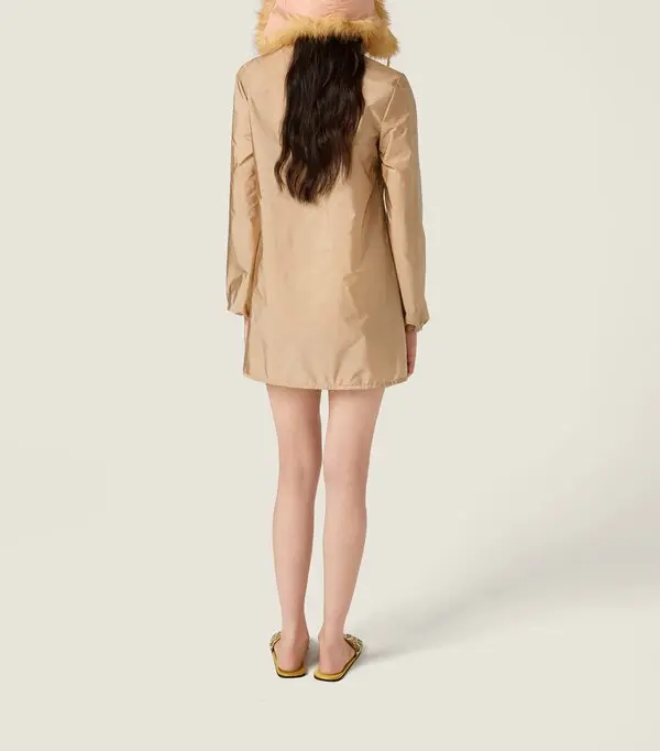 Miu Miu Technical Fabric Mini Dress