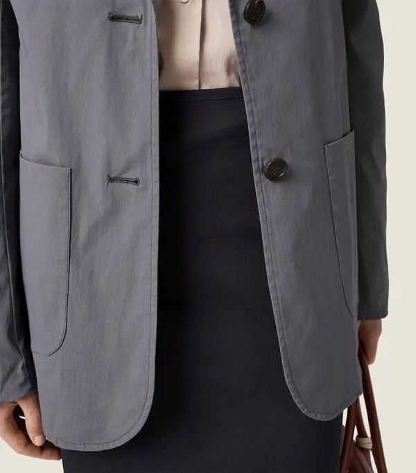 Miu Miu Stretch-poplin Midi Skirt