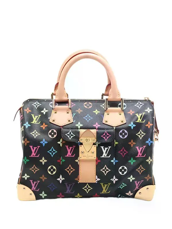 LOUIS VUITTON 2011 Monogram Multicolore Speedy 30 Boston Bag - Black