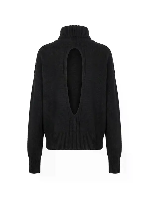 SA SU PHI Cut-out Roll-neck Sweater