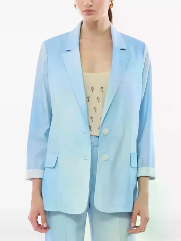 NENETTE Bex Gradient-effect Peak-lapel Blazer