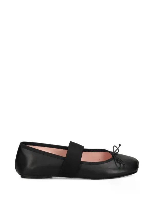 Pretty Ballerinas Yuma Bow-detail Elasticated-strap Ballet Flats