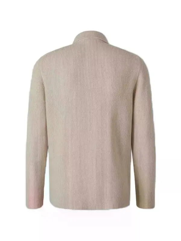 GRAN SASSO Ribbed-knit Button-up Sweater