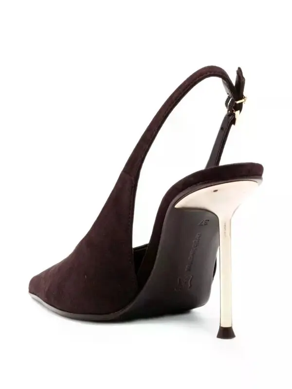 SERGIO LEVANTESI Petra Suede Slingback Pumps