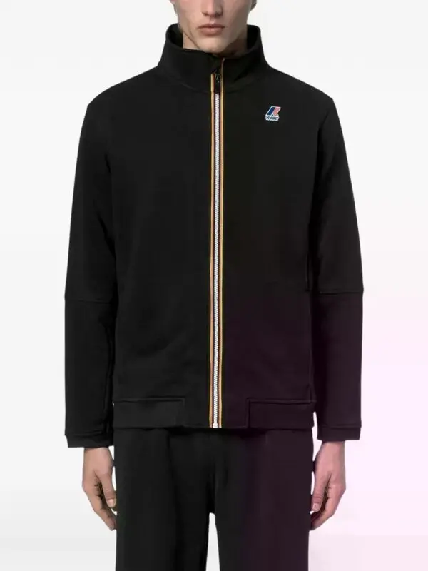 K-WAY Zip-up High-neck Sweater