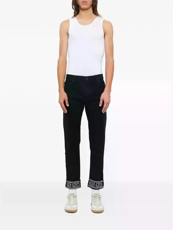 Kenzo Logo-cuff Jeans