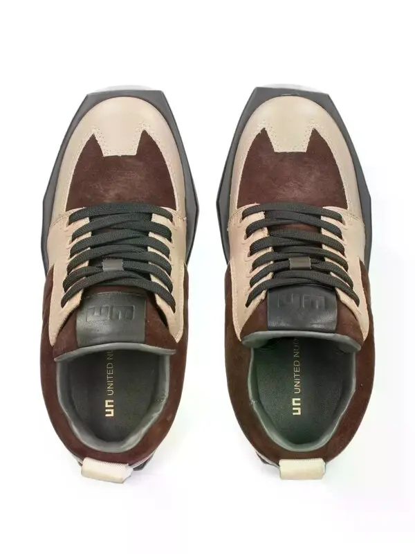 United Nude Stonecourt Mid Panelled Sneakers
