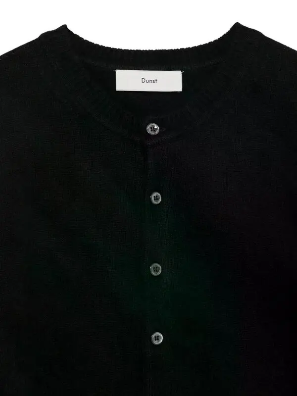 DUNST Button-up Cardigan - Black
