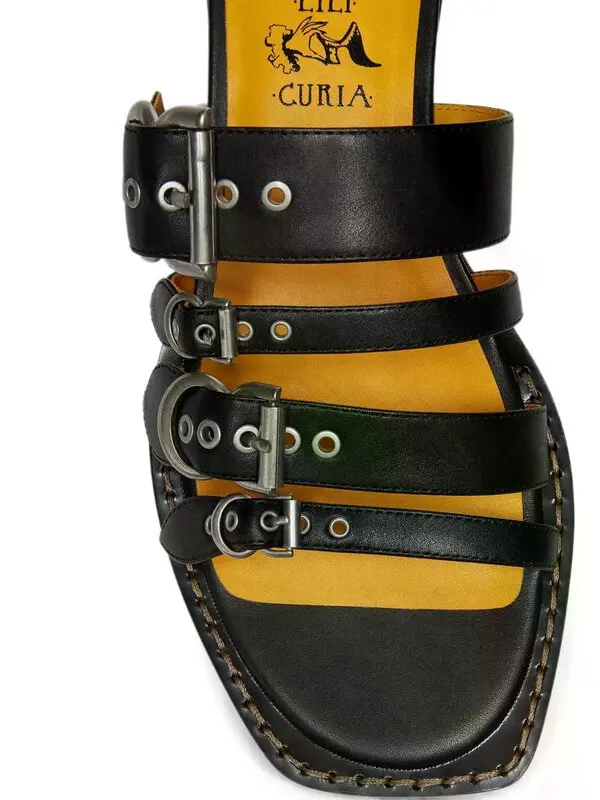 LILI CURIA Margo Multi-strap Buckled Sandals