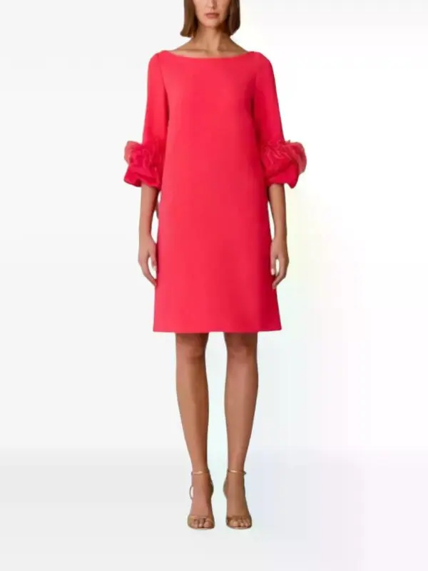 Charo Ruiz Ibiza Feather-trim Mini Dress