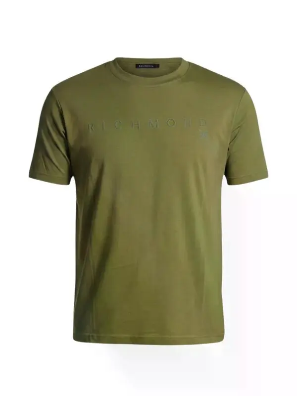 John Richmond Logo-embroidered T-shirt