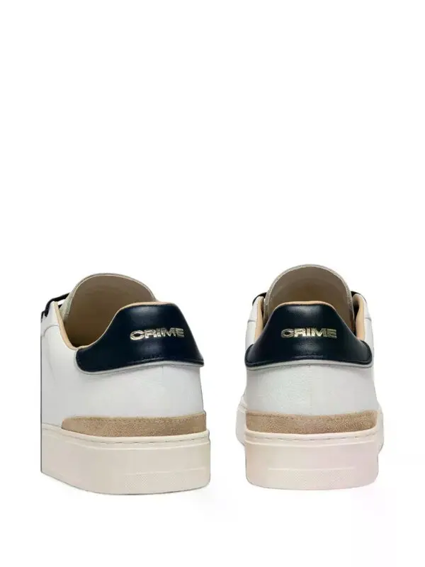 CRIME LONDON Suede-trim Panelled Sneakers