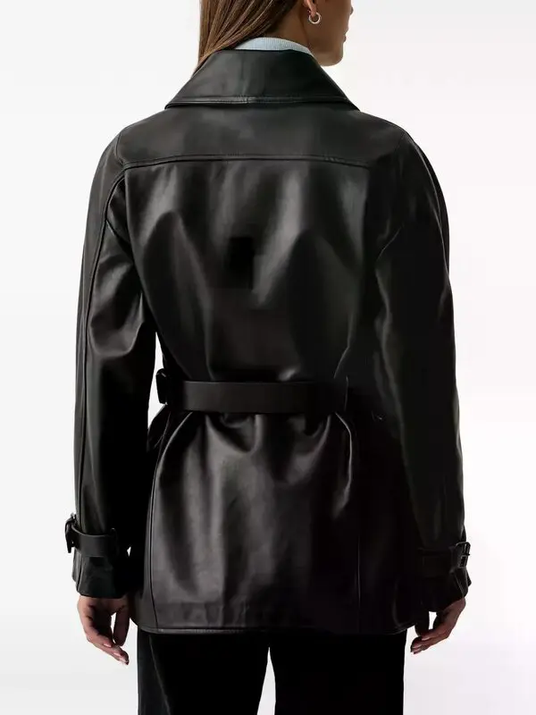 TRUSSARDI Leather Biker Jacket