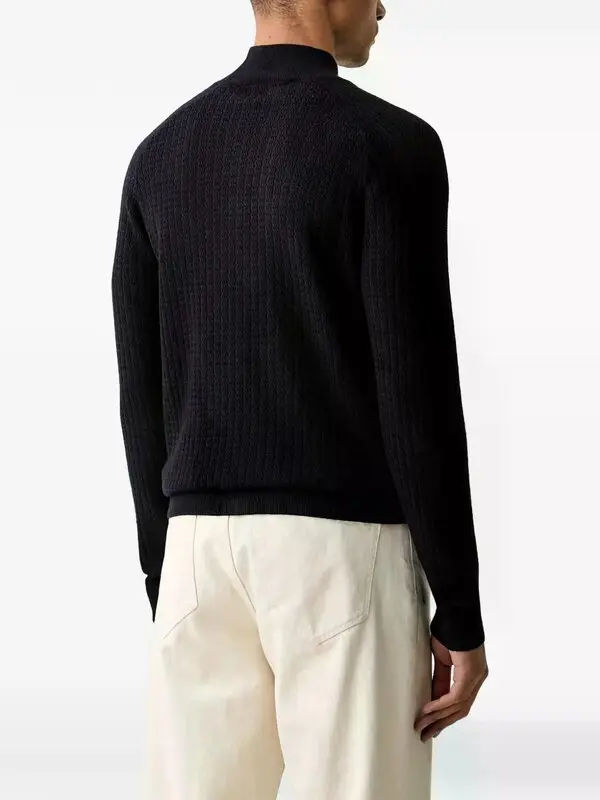 TRUSSARDI Ribbed-knit High-neck Sweater