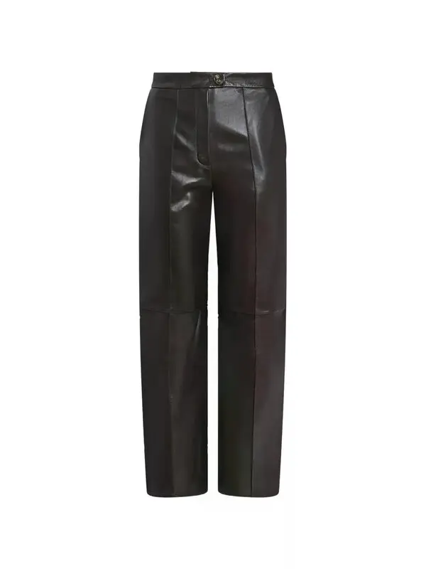 YVES SALOMON Tailored Leather Trousers