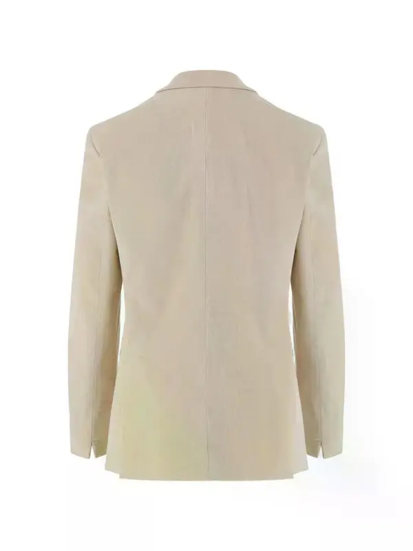LARDINI Corduroy-effect Single-breasted Blazer