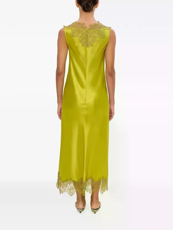 SIMONMILLER Bea Lace-trimmed Midi Dress