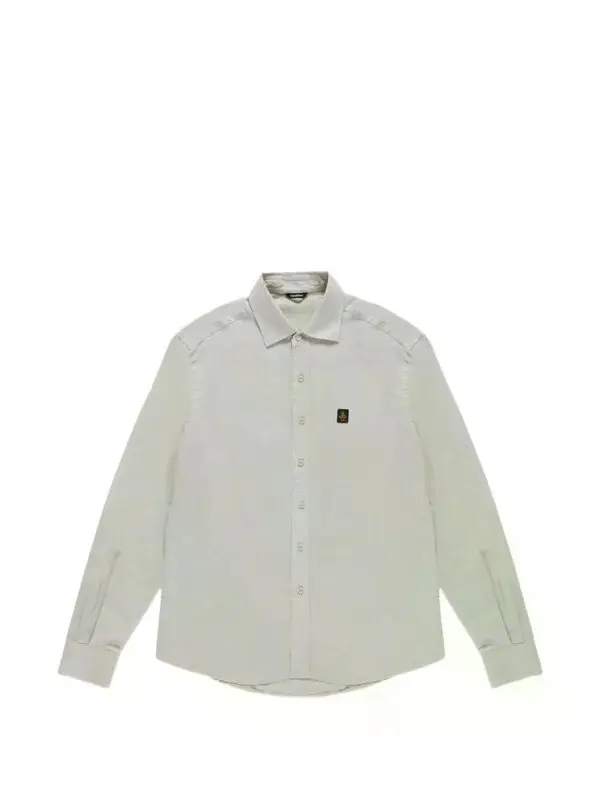 REFRIGIWEAR Cape May Logo-patch Shirt - Grey