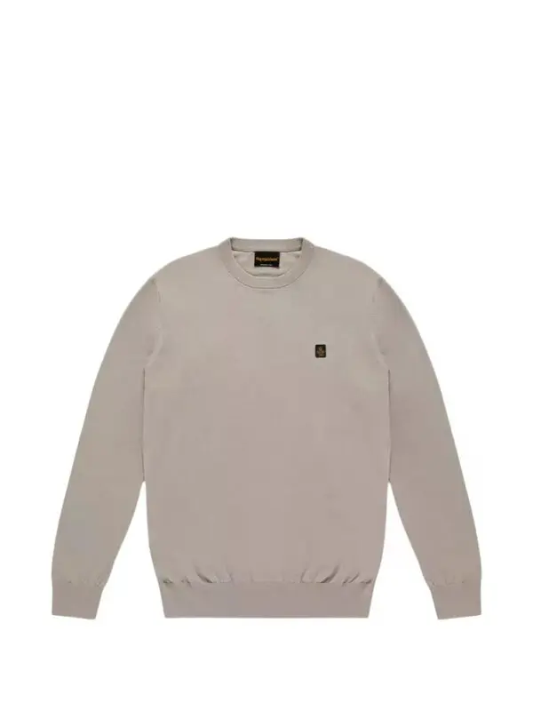 REFRIGIWEAR Ben Logo-patch Ribbed-trim Sweater