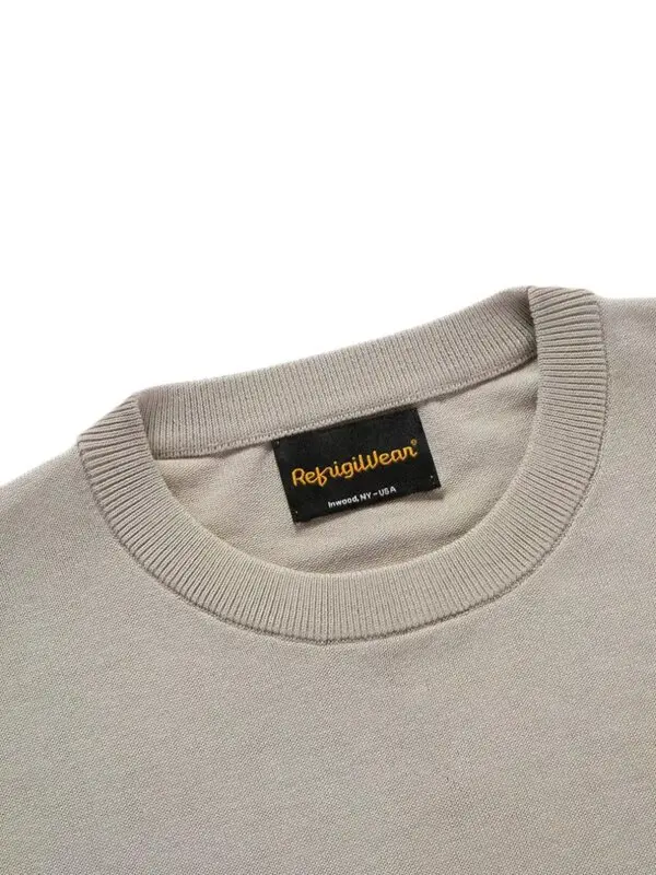 REFRIGIWEAR Ben Logo-patch Ribbed-trim Sweater
