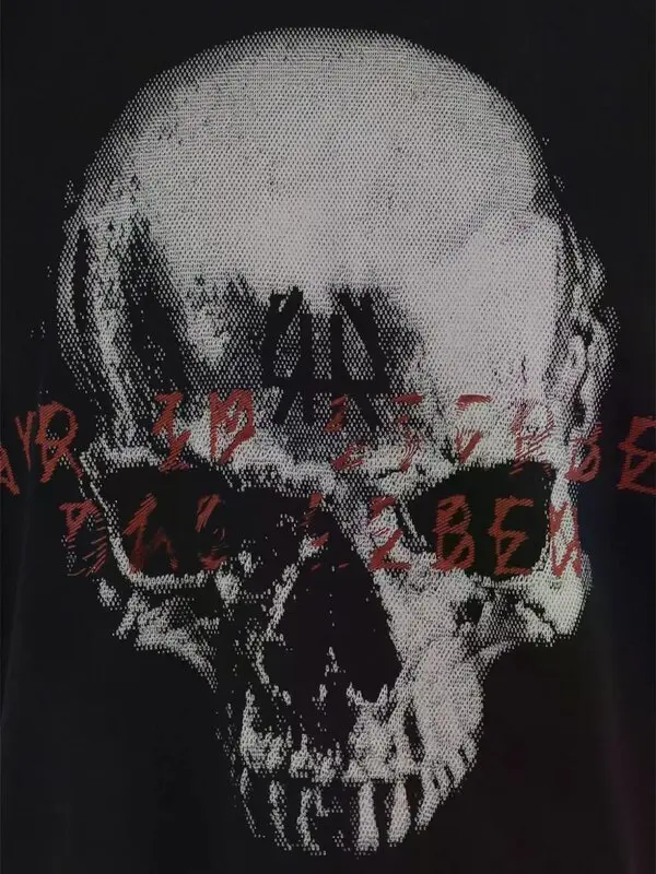 44 LABEL GROUP Sterben Skull-print T-shirt