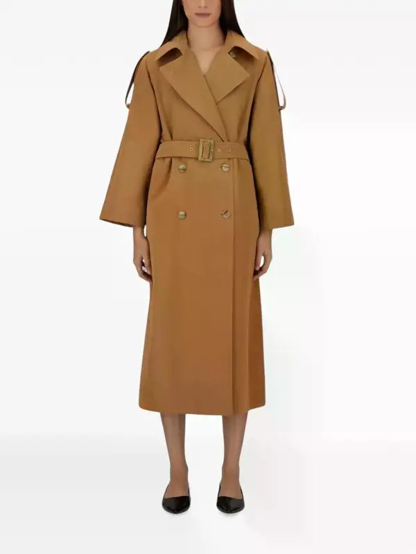 Herno Double-breasted Belted Trench Coat
