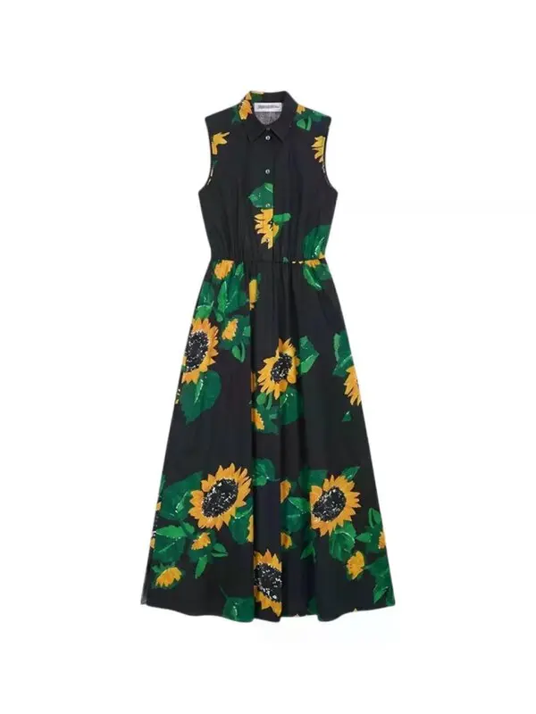 Moschino Sunflower-print Maxi Dress