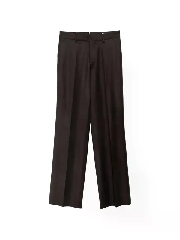 BERWICH Patrizia Pressed-crease Wool Trousers
