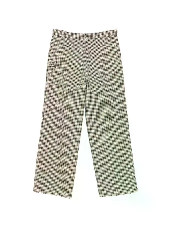Plan C Check Wool Trousers