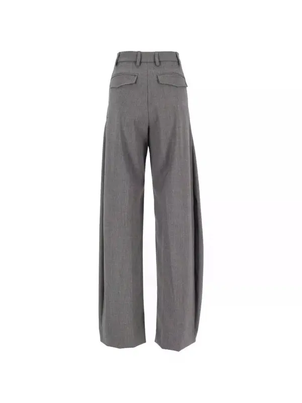 THELATEST Pleated Wide-leg Trousers