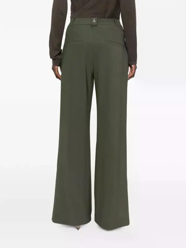 Patrizia Pepe Pleated Wide-leg Trousers