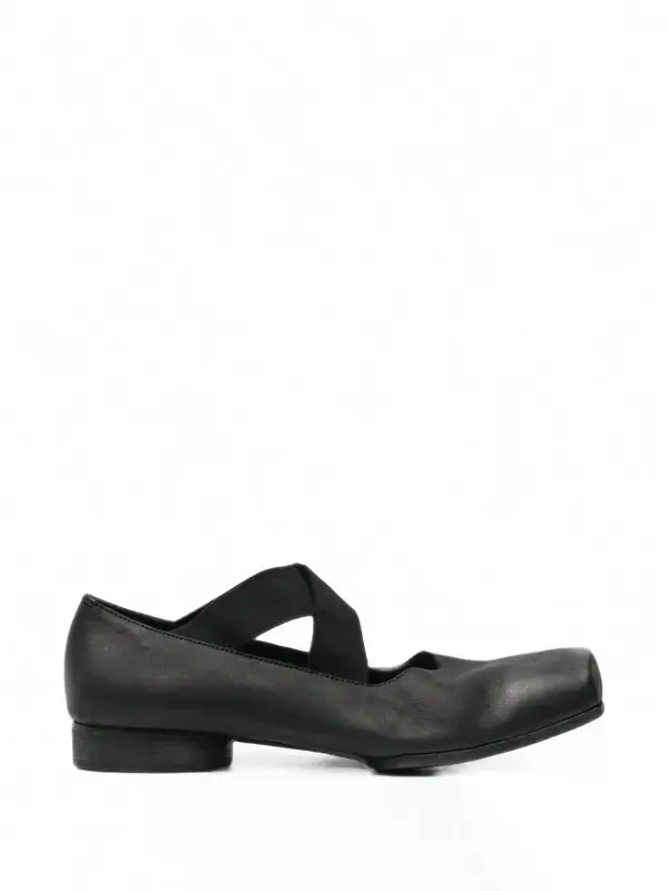 UMA WANG Crossover-strap Square-toe Ballet Flats