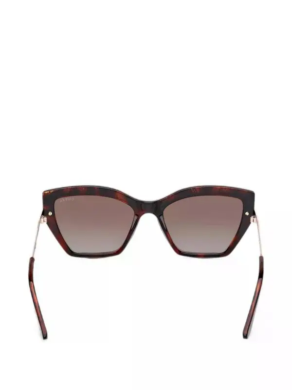 Guess Tortoiseshell-effect Geometric-frame Sunglasses