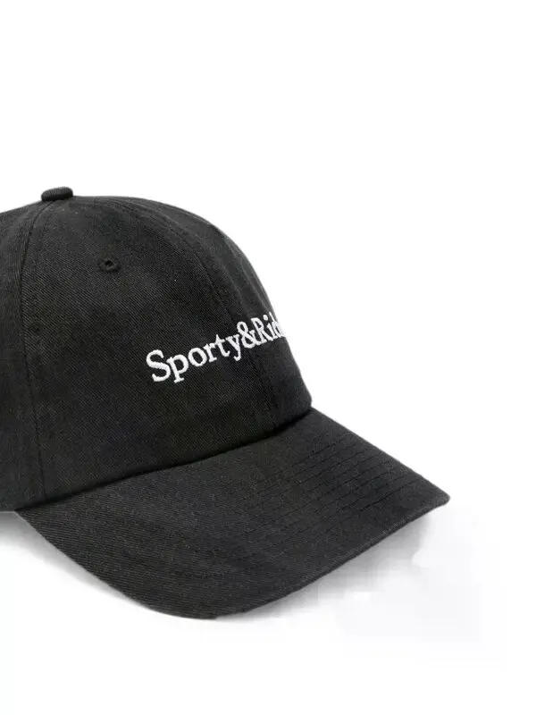 SPORTY & RICH Logo-embroidered Baseball Cap