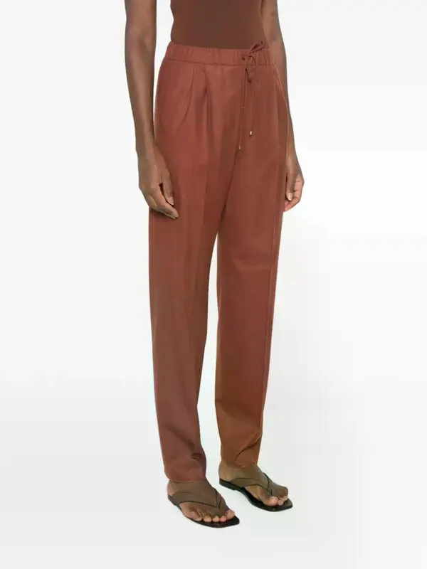 Max Mara Drawstring Straight-leg Trousers