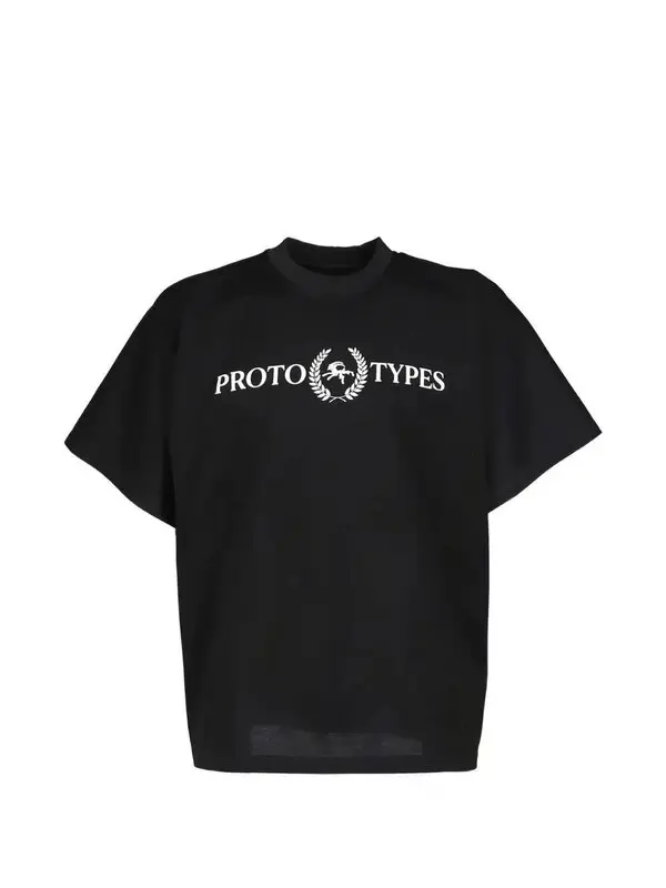 PROTOTYPES Laurel-print Crew-neck T-shirt
