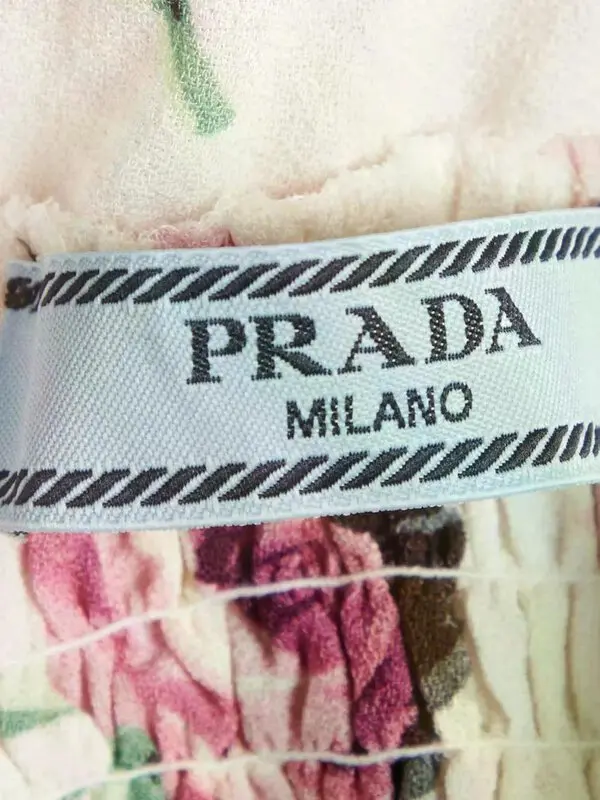 Prada Floral-print Midi Dress
