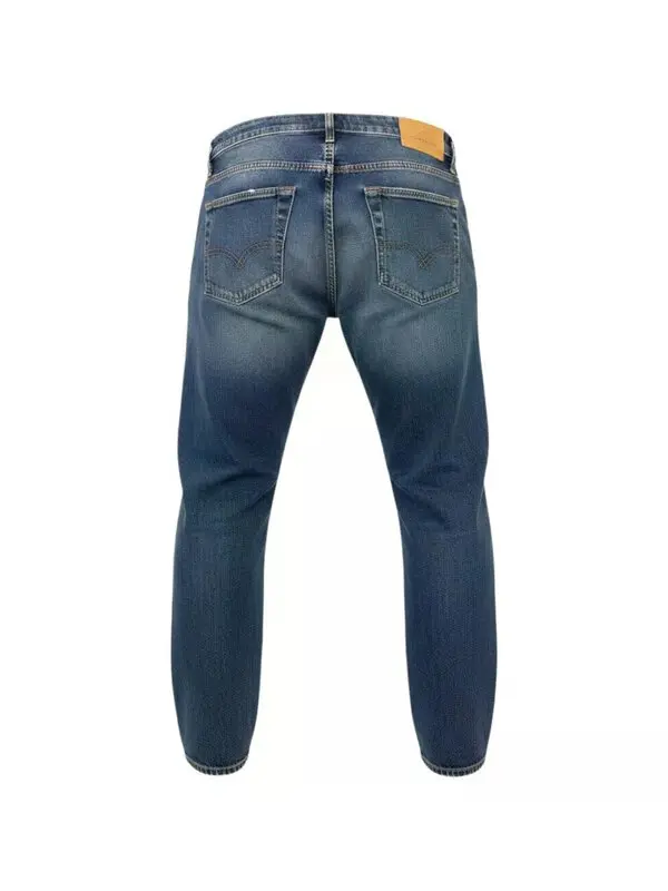 MICHAEL COAL Stone-washed Five-pocket Jeans
