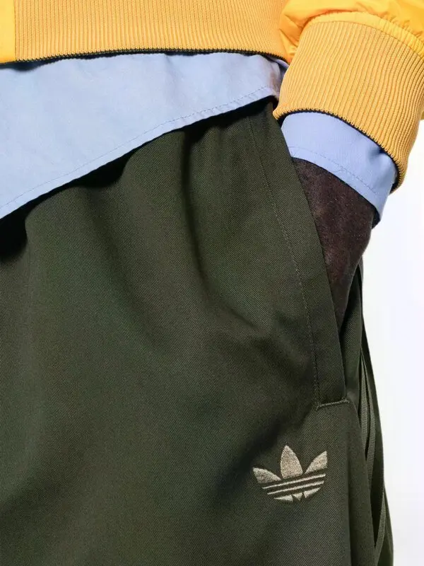 Adidas Side-stripe Track Pants - Green
