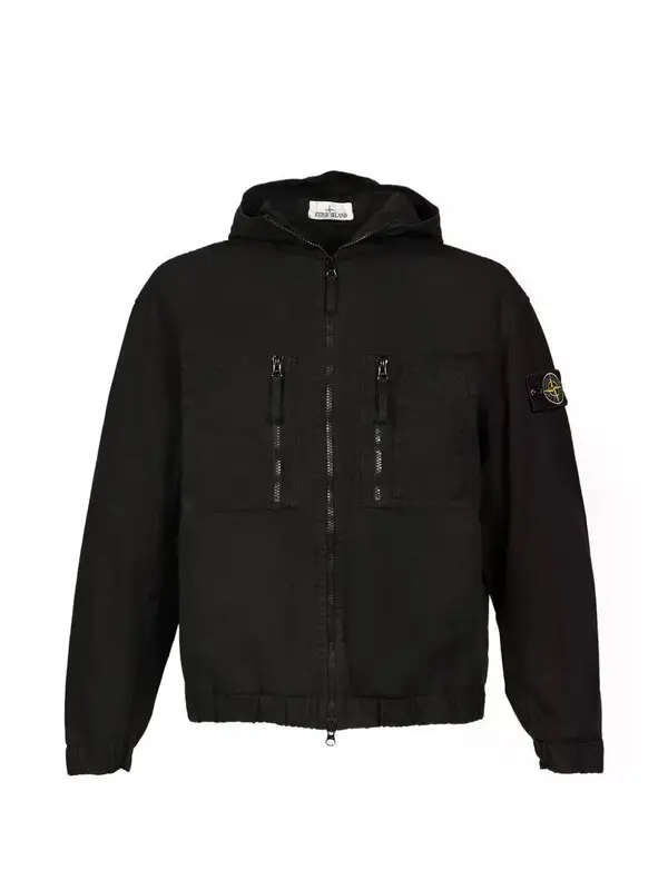 Stone Island Logo-patch Hooded Jacket
