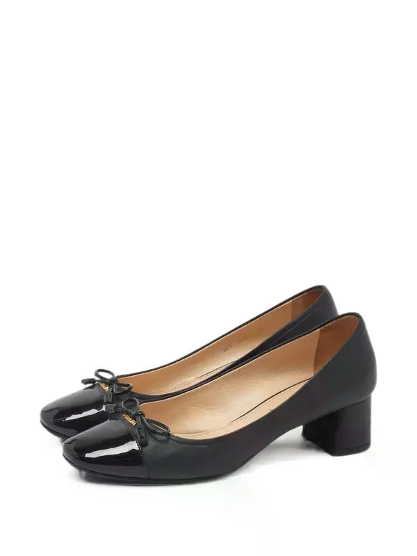 Prada Leather Heeled Pumps
