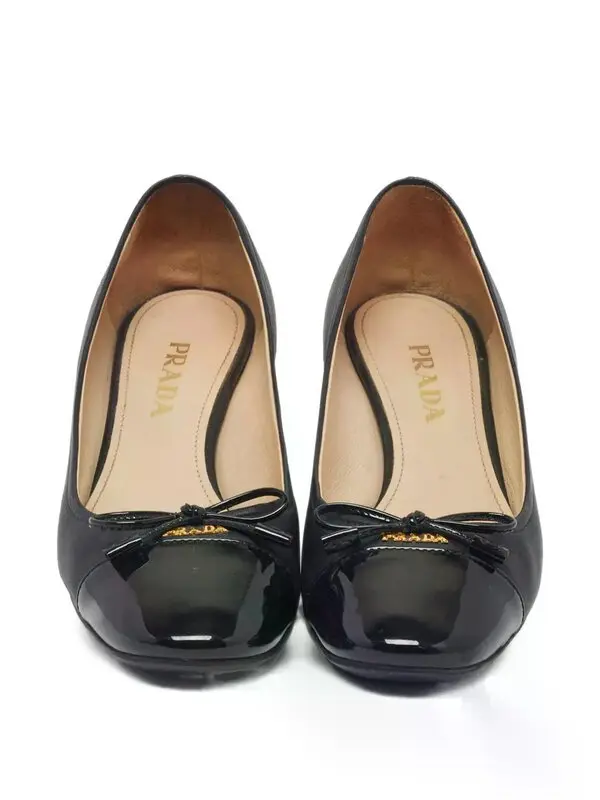 Prada Leather Heeled Pumps