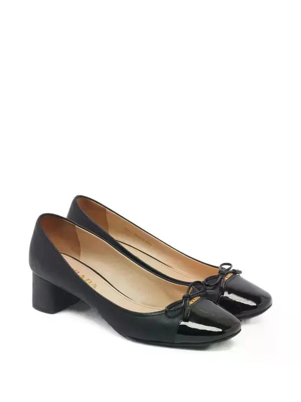 Prada Leather Heeled Pumps