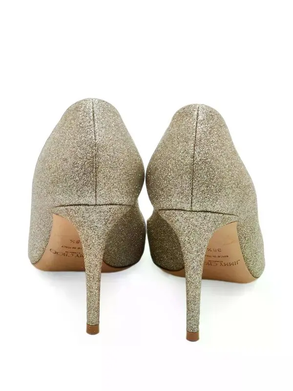JIMMY CHOO Victoria Heeled Pumps - Gold