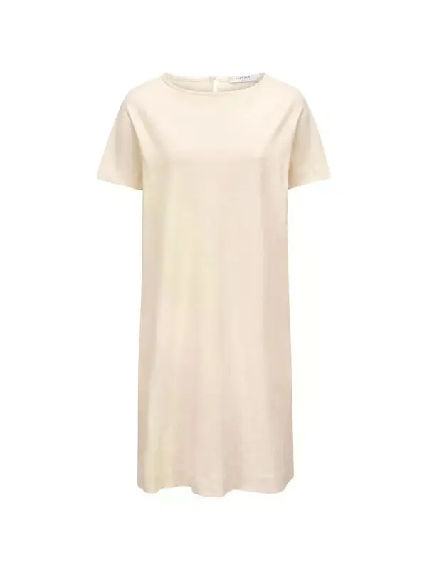 CIRCOLO 1901 Piqué-weave Short-sleeve Mini Dress