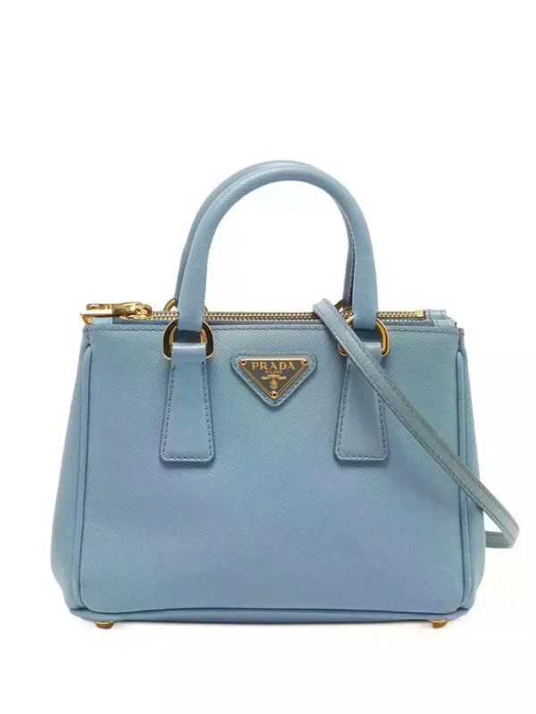 Prada Mini Galleria Tote Bag - Blue