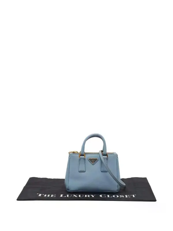 Prada Mini Galleria Tote Bag - Blue