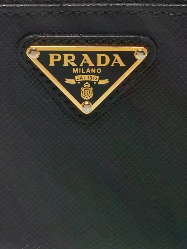 Prada Logo-plaque Zip Card Case